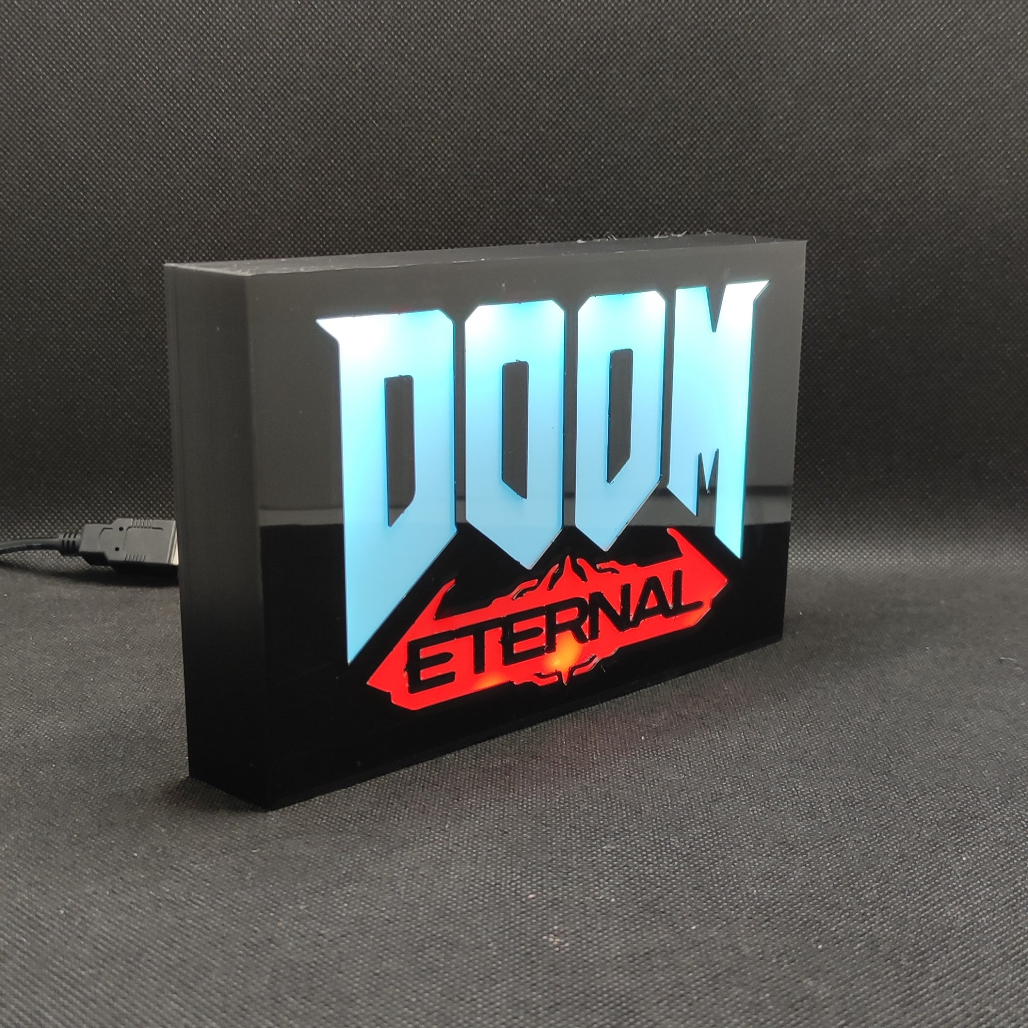 DOOM ETERNAL Led Lightbox Sign – Gleam Layer