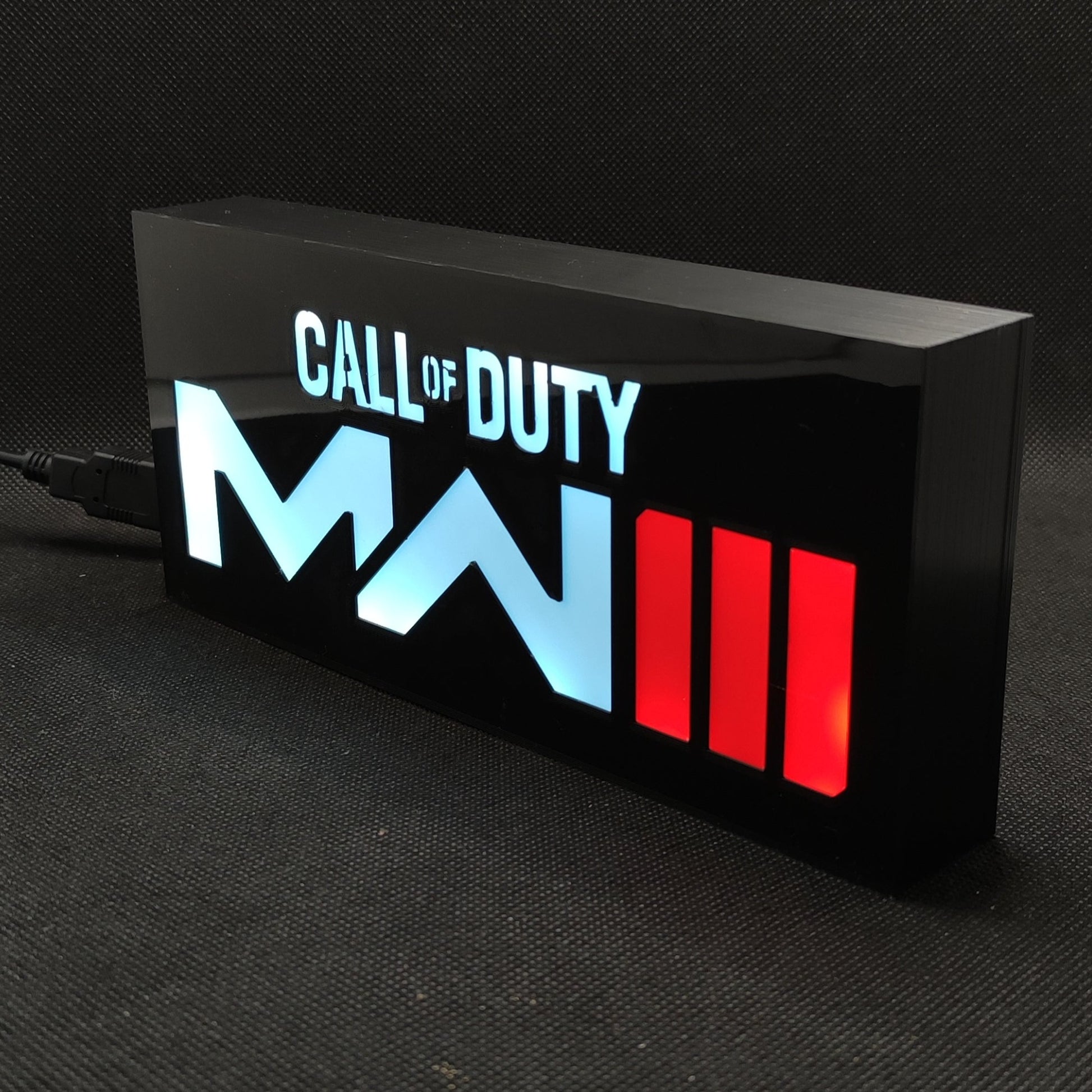 CALL of DUTY Modern Warfare 3 Led Lightbox Sign – Gleam Layer
