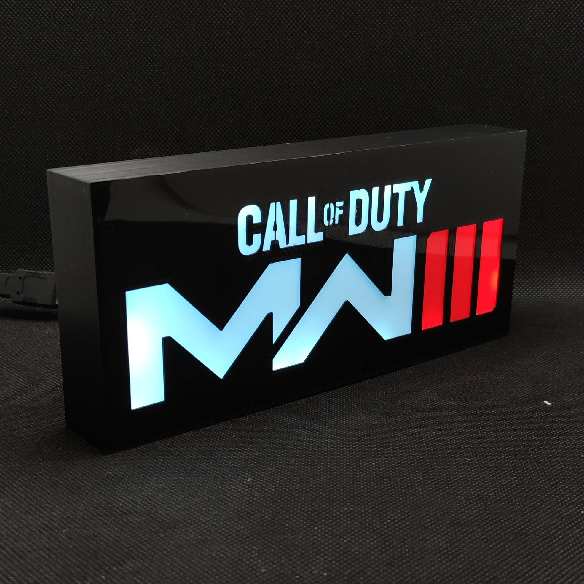 CALL of DUTY Modern Warfare 3 Led Lightbox Sign – Gleam Layer