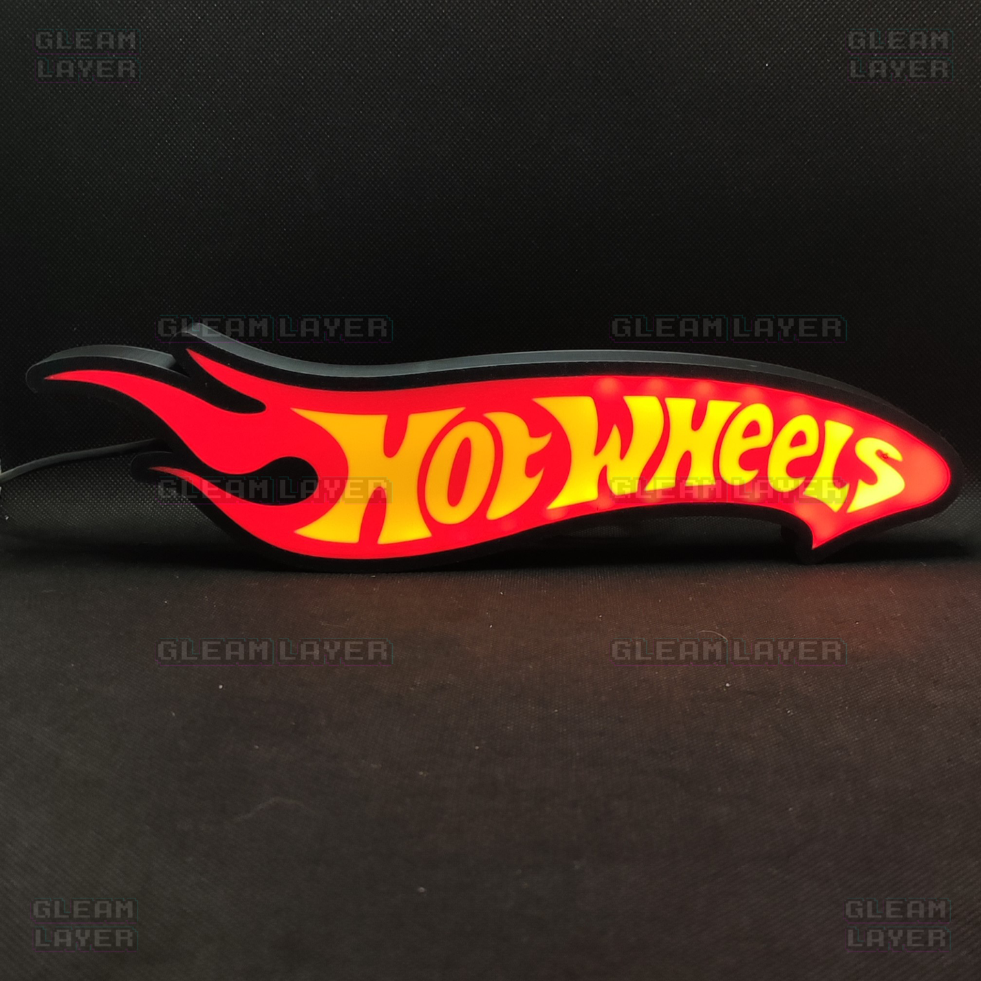 Hot Wheels Led Light Sign – Gleam Layer