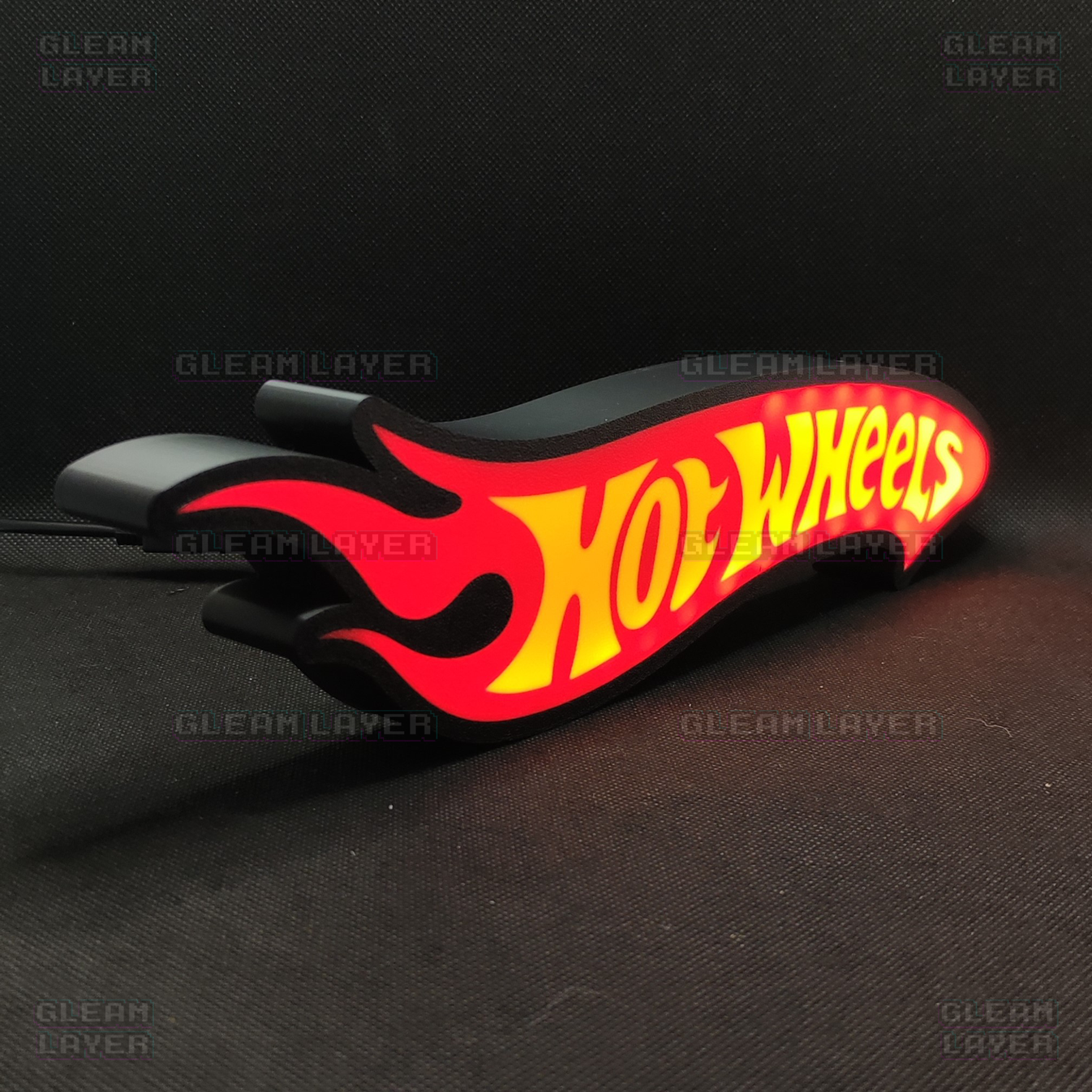 Hot Wheels Led Light Sign – Gleam Layer