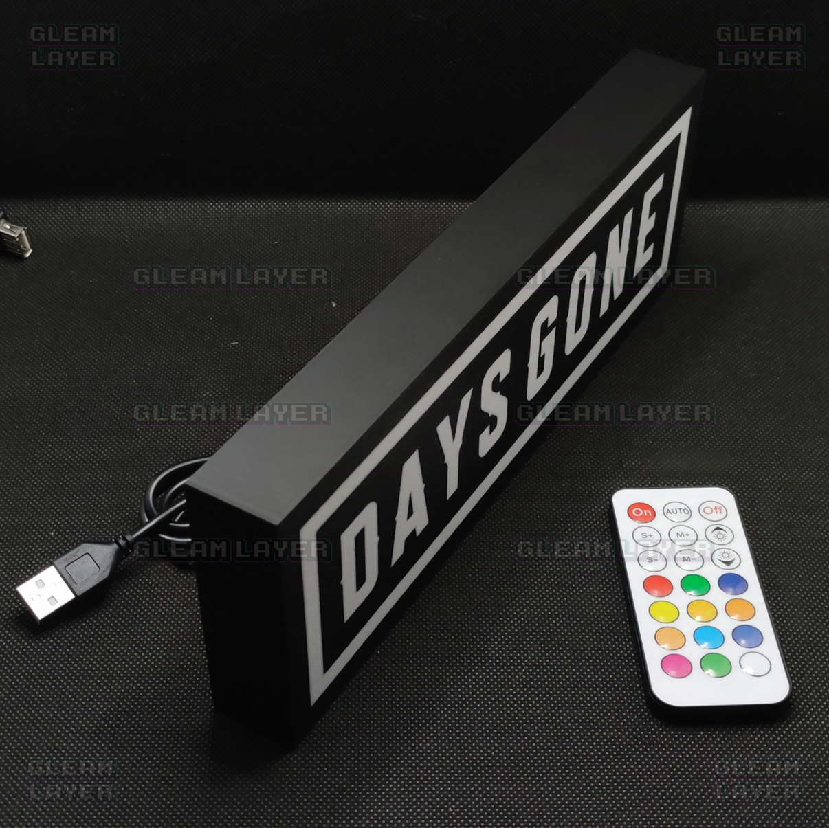 Days Gone Led Gaming Light Sign – Gleam Layer