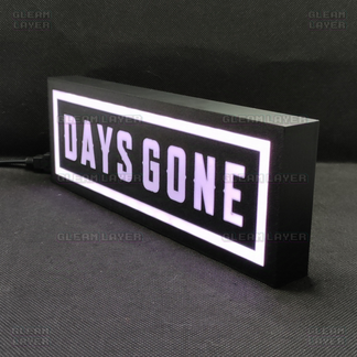 Days Gone Led Gaming Light Sign – Gleam Layer