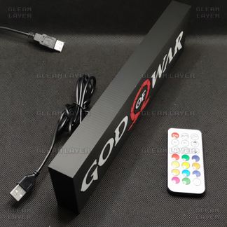 God of War Led Gaming Light Sign – Gleam Layer