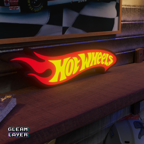Hot Wheels Led Light RGB Sign – Gleam Layer