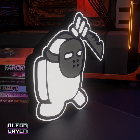 Among Us Imposter Led Gaming Light Sign – Gleam Layer