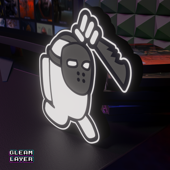 Among Us Imposter Led Gaming Light Sign – Gleam Layer